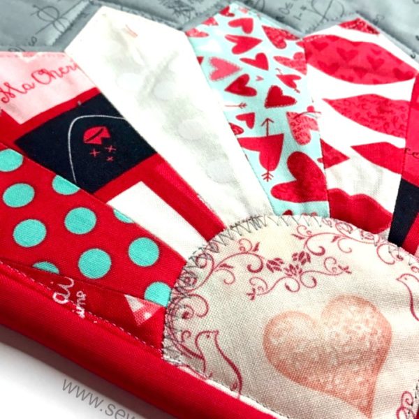 Valentines Day Mug Rug - Sew Much Moore