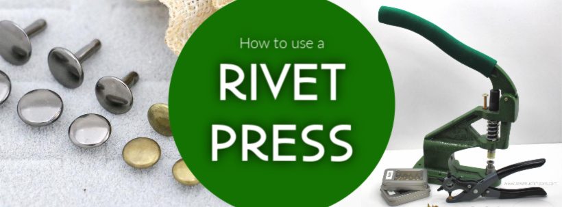 Learn how to use a Rivet Press - Sew Much Moore
