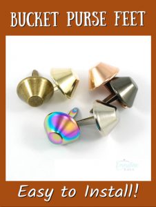 How to Install Purse Feet - Sew Much Moore