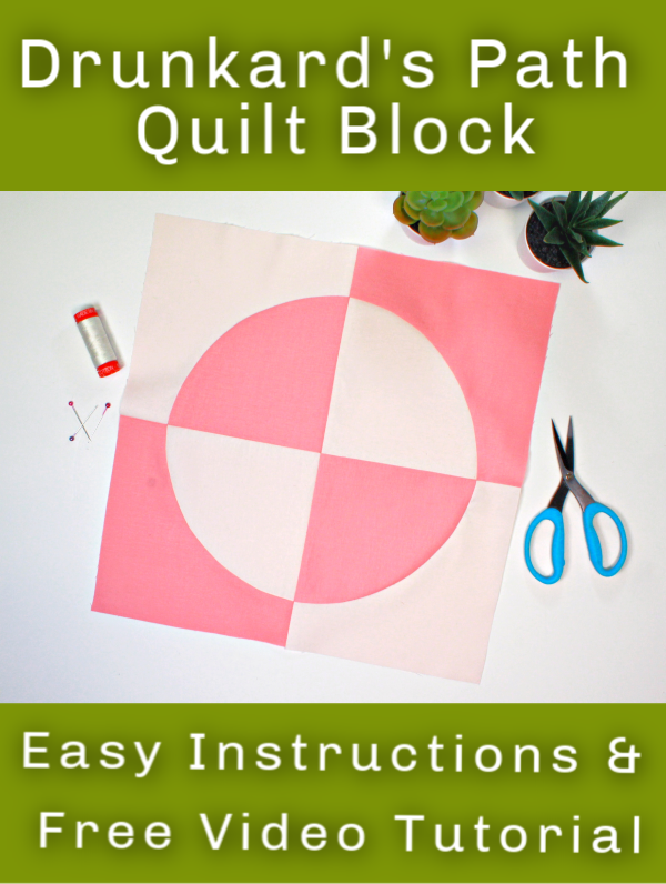 Accuquilt Drunkard's Path Quilt Block - Sew Much Moore