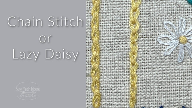 Six Advanced Embroidery Stitches - Sew Much Moore