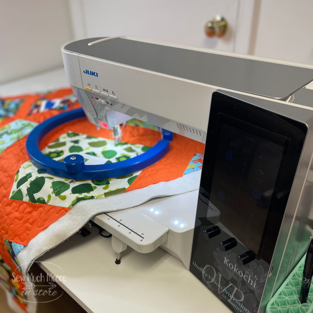 Quilt Better with Juki Quilting Rings - Sew Much Moore