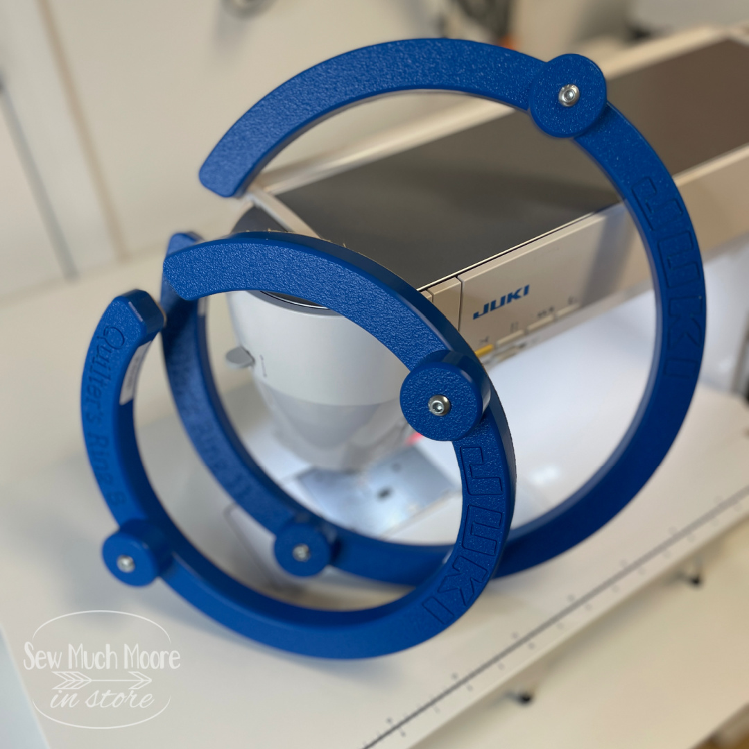 Quilt Better with Juki Quilting Rings - Sew Much Moore