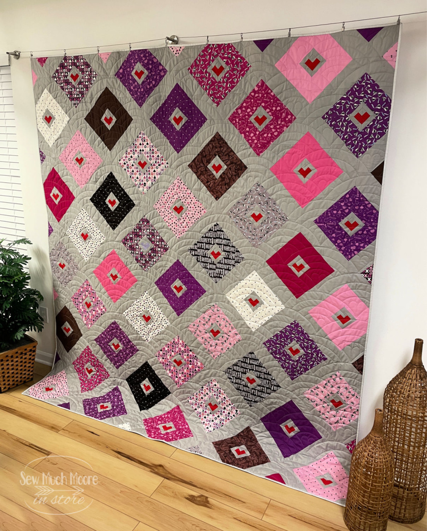 Modern Love Quilt Pattern - Sew Much Moore