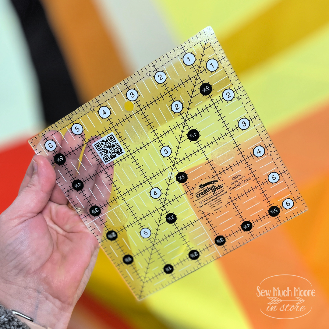 Trimming Half Square Triangles with Rulers - Sew Much Moore