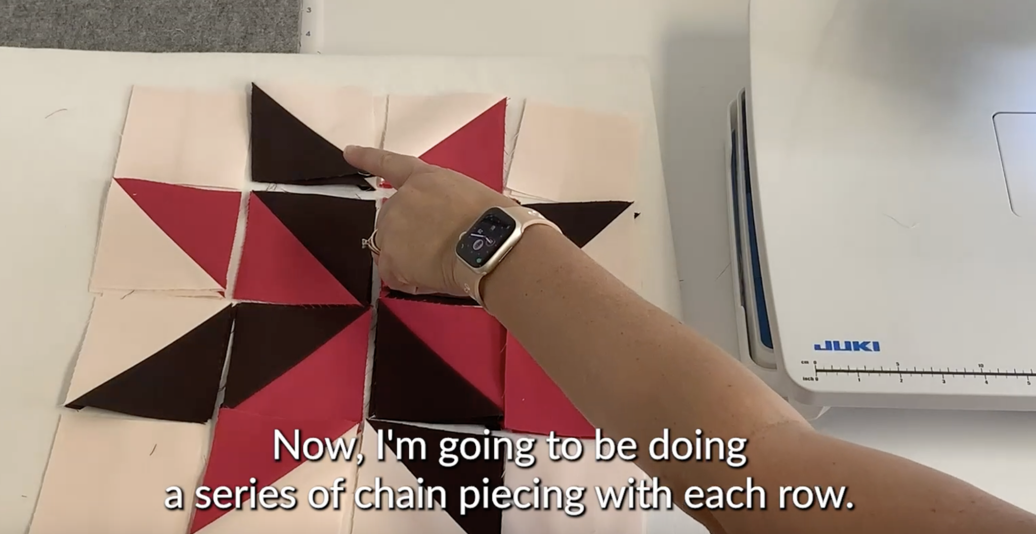 Half Square Sunburst Quilt Pattern - Sew Much Moore