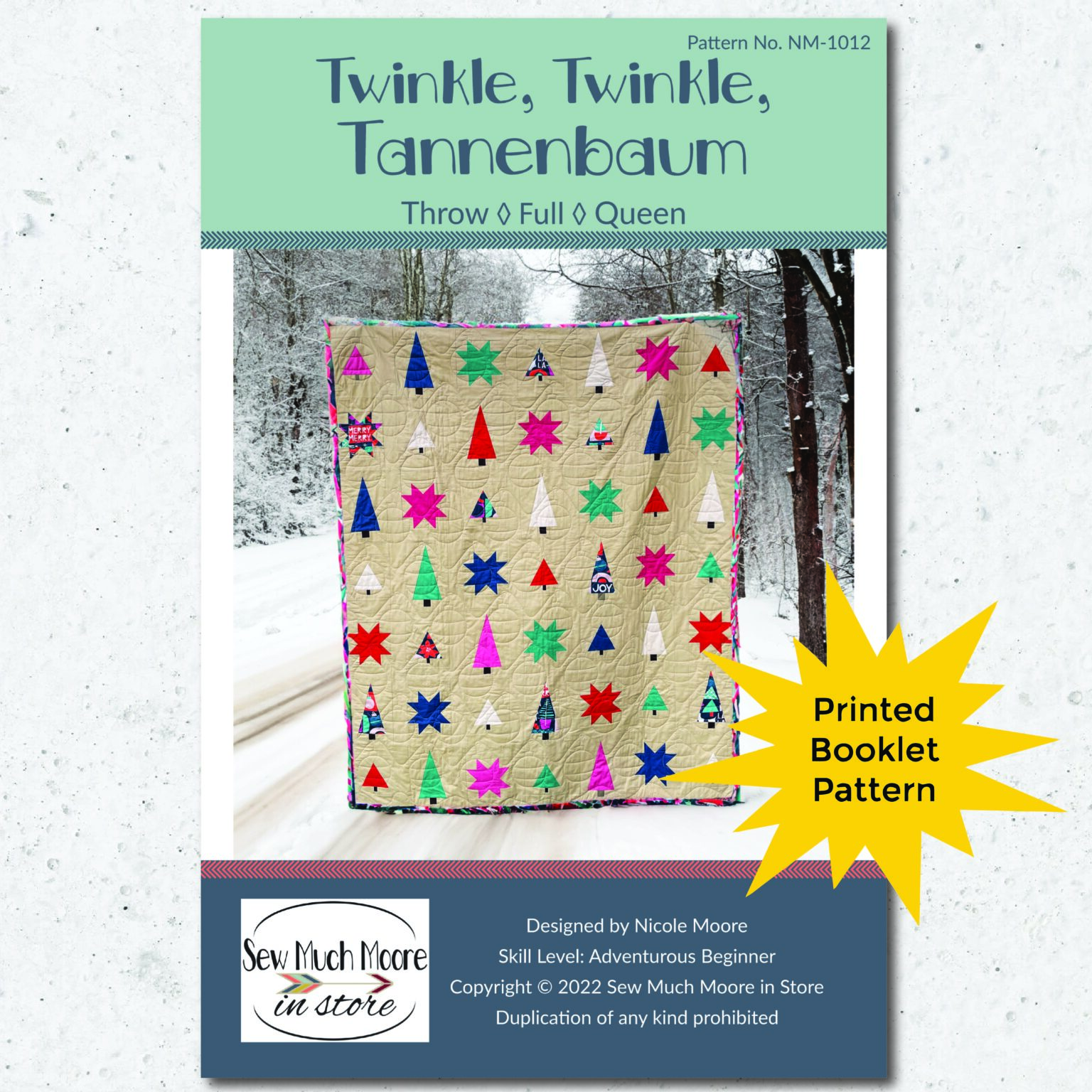 Twinkle Twinkle Tannenbaum Quilt - Sew Much Moore