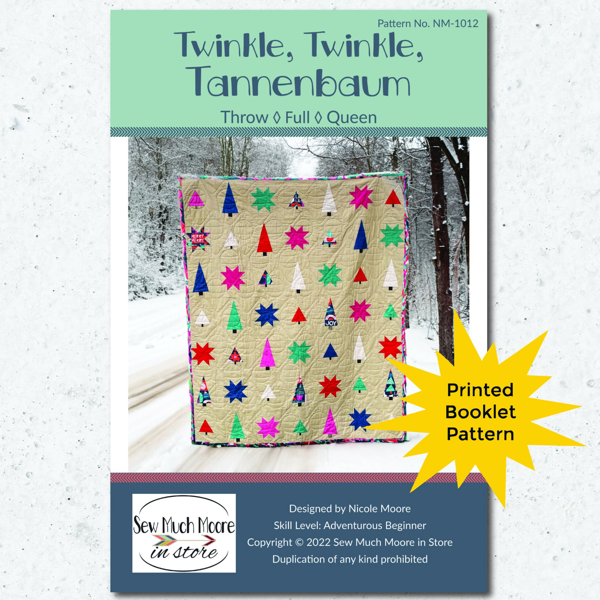 Twinkle Twinkle Tannenbaum Quilt - Sew Much Moore
