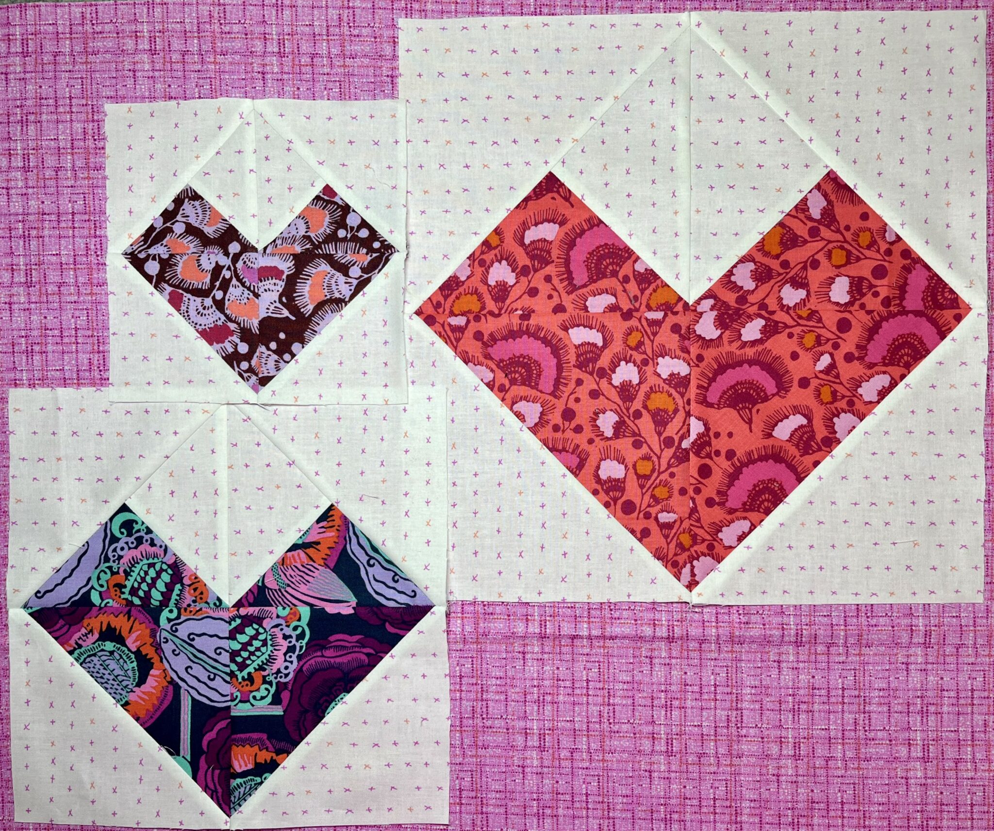 All My Heart Quilt Block - Sew Much Moore