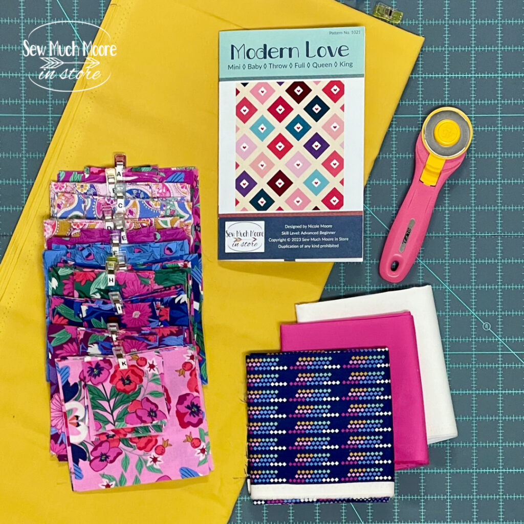 Modern Love Quilt Pattern - Sew Much Moore