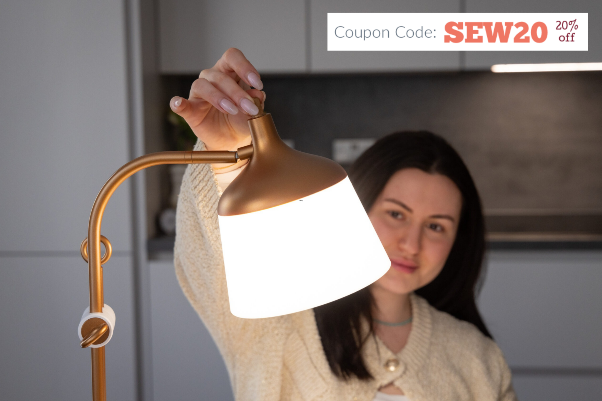 Illuminate Your Workstation with the Anita Table Lamp - Sew Much Moore