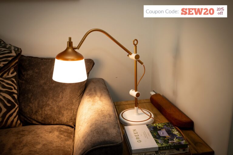 Illuminate Your Workstation with the Anita Table Lamp - Sew Much Moore