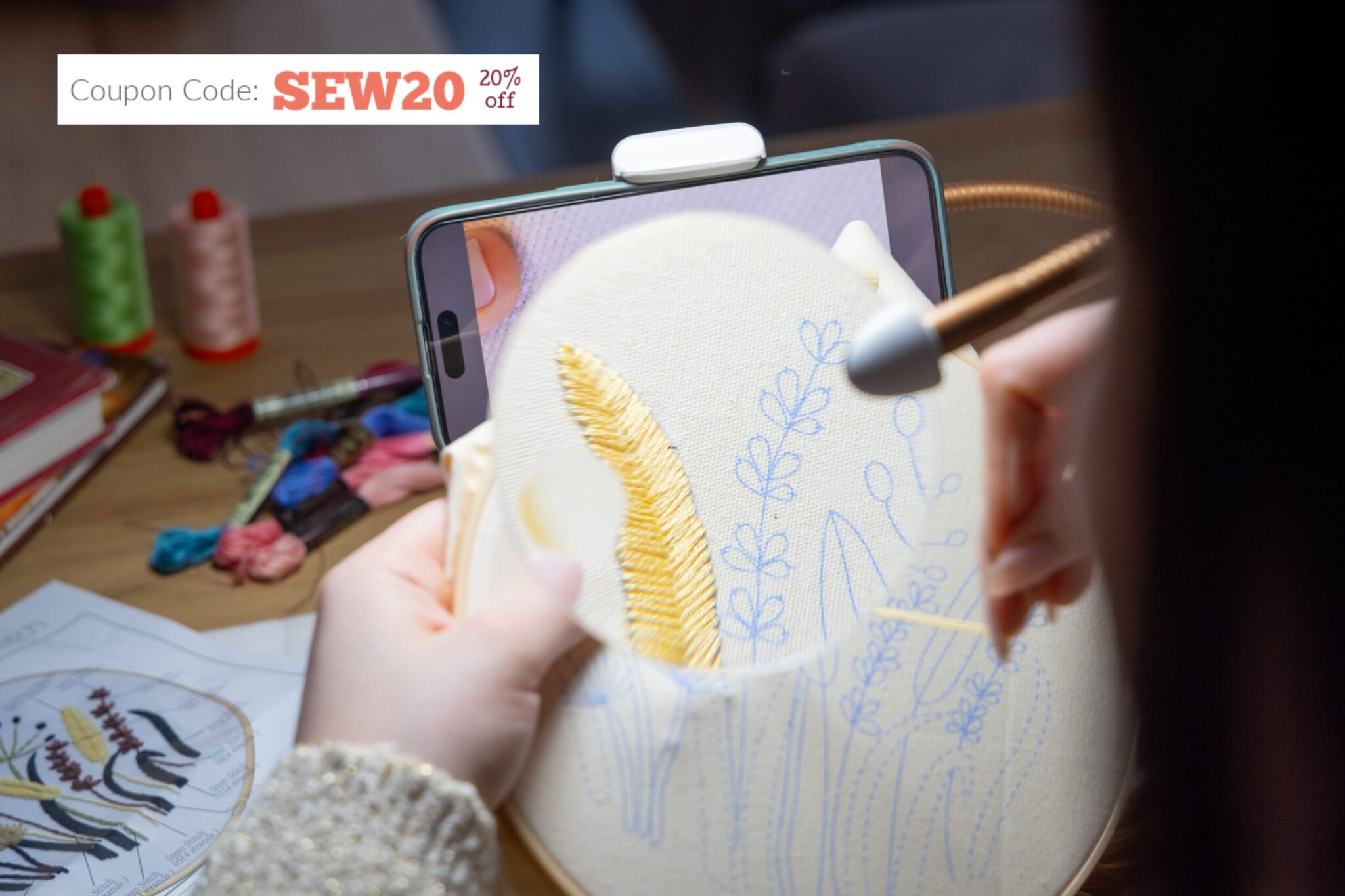 Illuminate Your Workstation with the Anita Table Lamp - Sew Much Moore