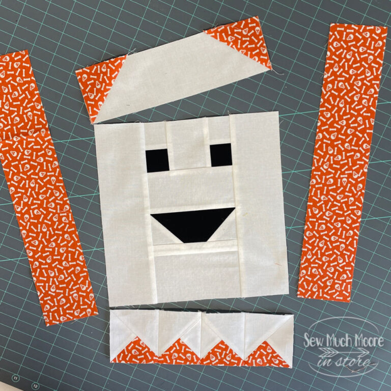 Boo Quilt Block - Sew Much Moore