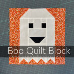 Boo Quilt Block - Sew Much Moore