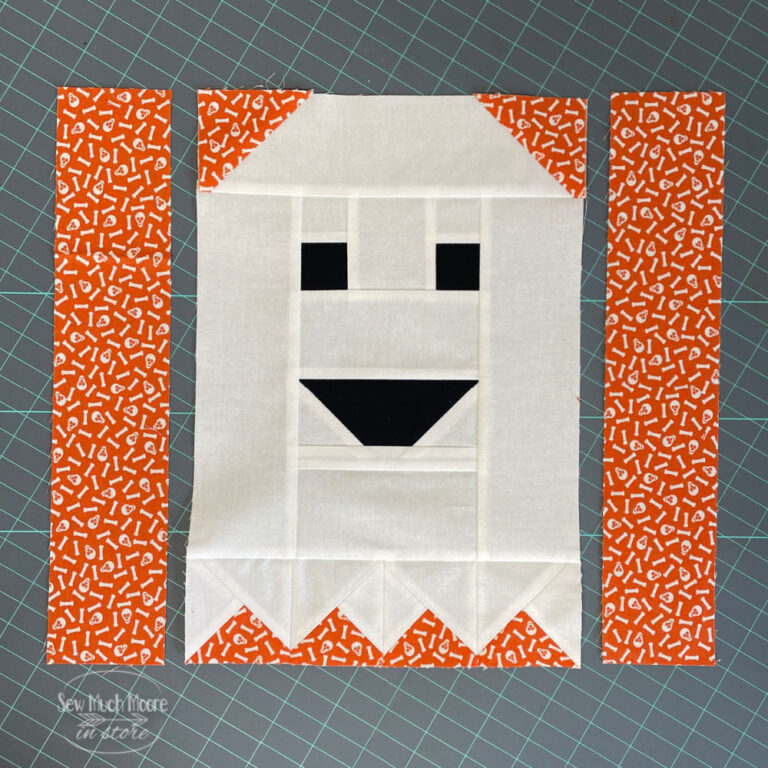 Boo Quilt Block - Sew Much Moore