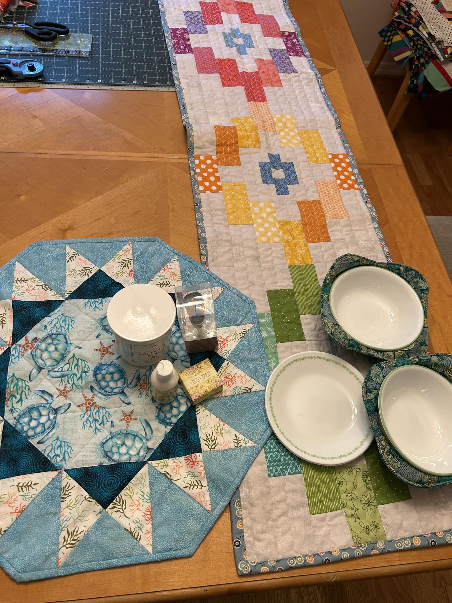 Table Runner Swap Recap - Sew Much Moore